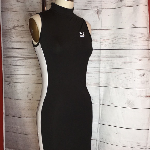 Puma | Dresses | Puma Fenty Rihannas Brand Black With A White Side ...